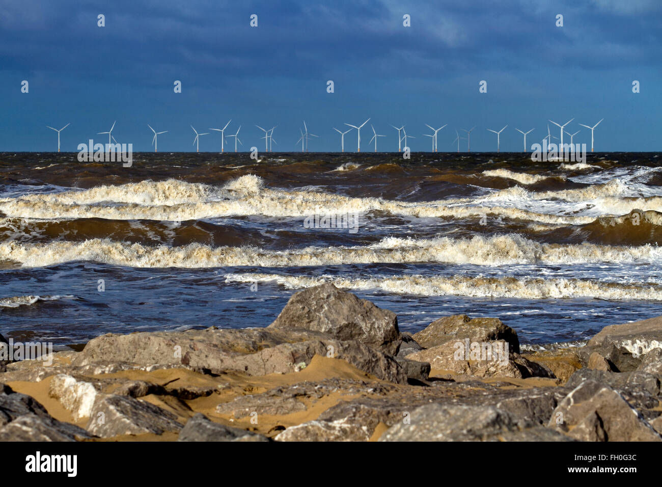 The Burbo Bank Offshore Wind Farm comprises 25 efficient wind turbines ...