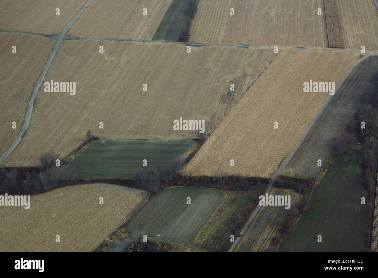 Aerial of farm fields in rural Massachusetts Stock Photo - Alamy