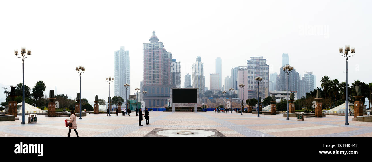 Chongqing china view chaotianmen wharf hi-res stock photography and ...