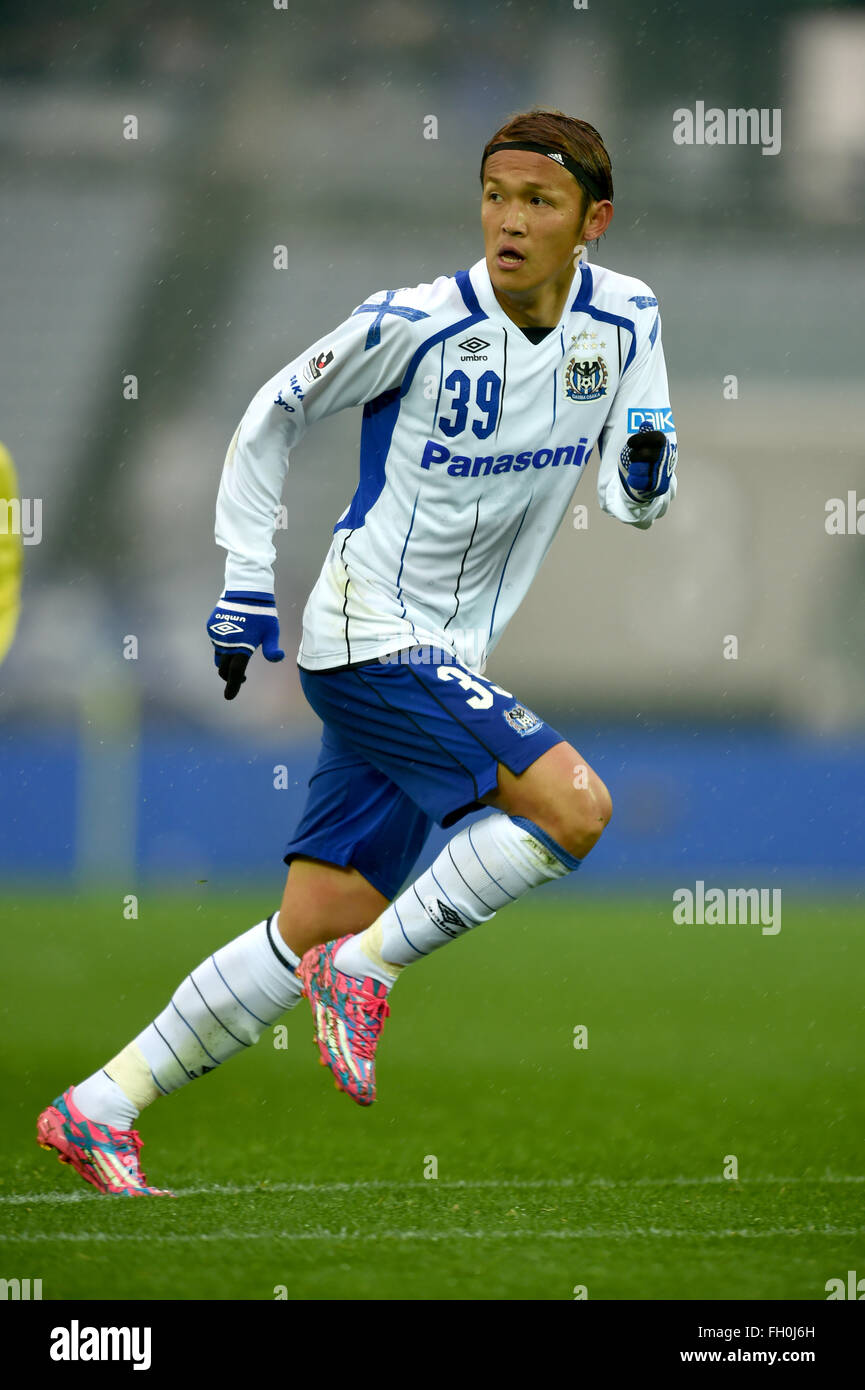 Kanagawa, Japan. 20th Feb, 2016. Takashi Usami (Gamba) Football/Soccer ...