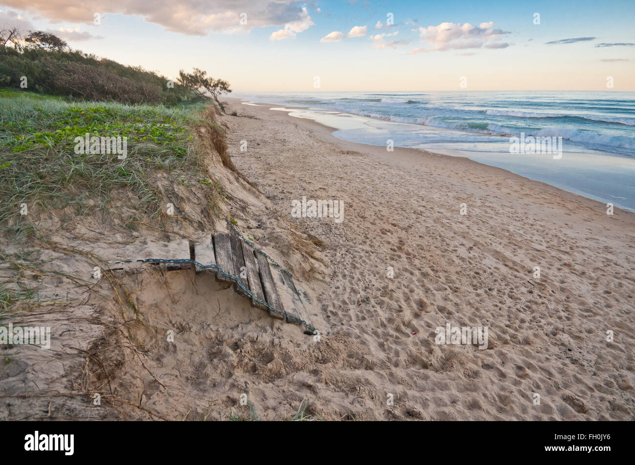 Sunshine Coast, Queensland, Australia, Beach, beach erosion, sand ...