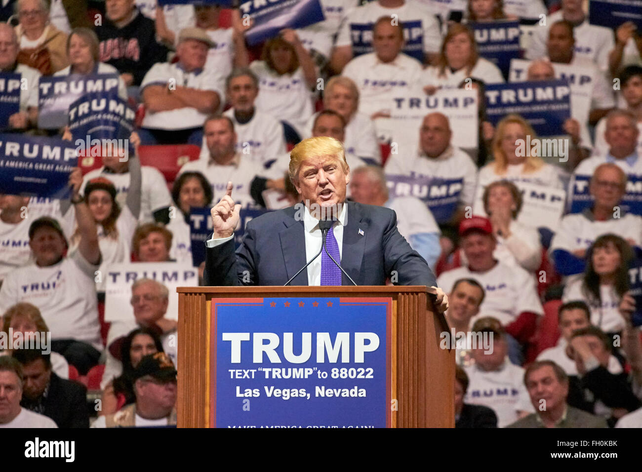 Donald trump rally in nevada hi-res stock photography and images - Alamy