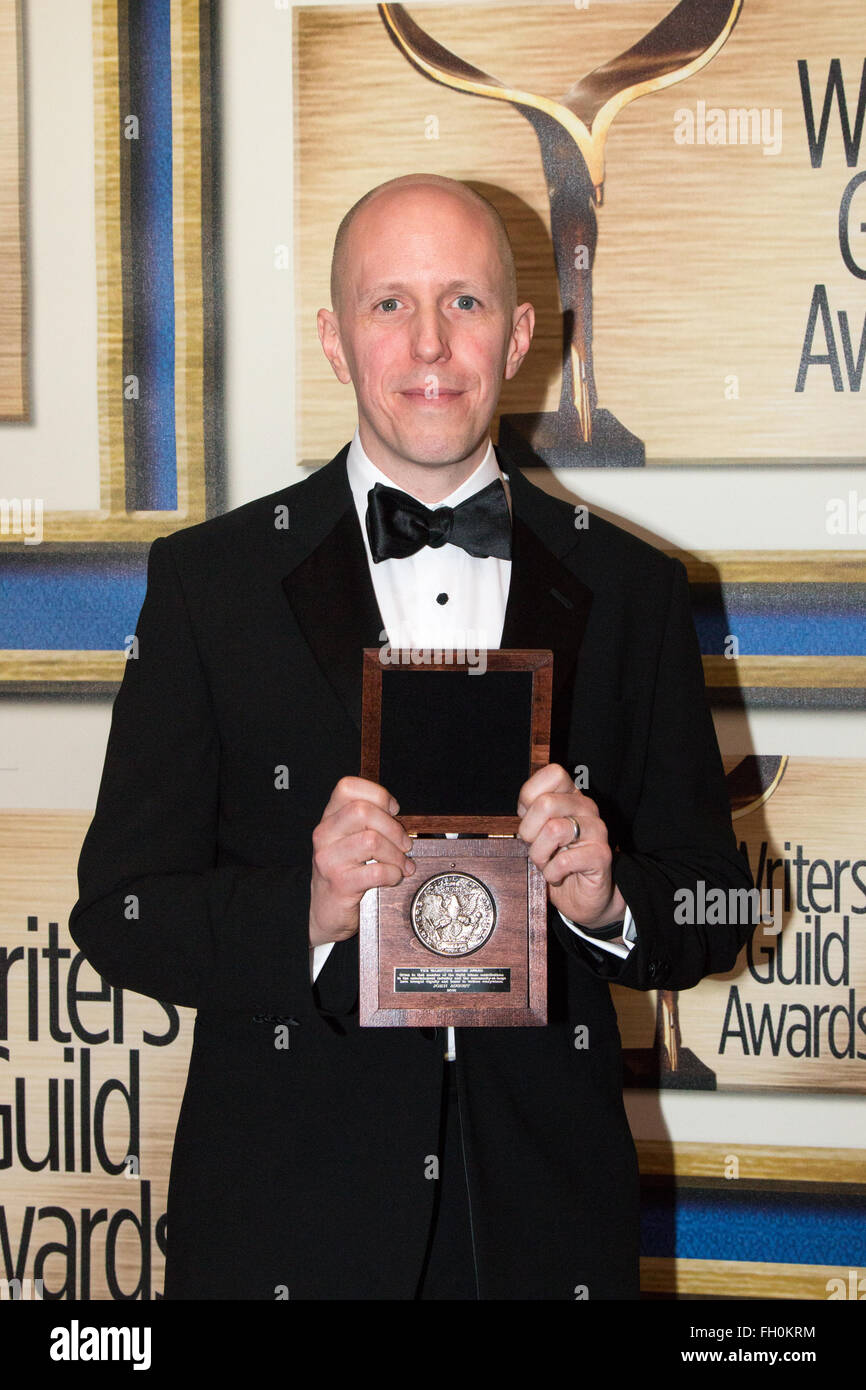 Los Angeles, California, USA. 13th February, 2016. Writer John August ...