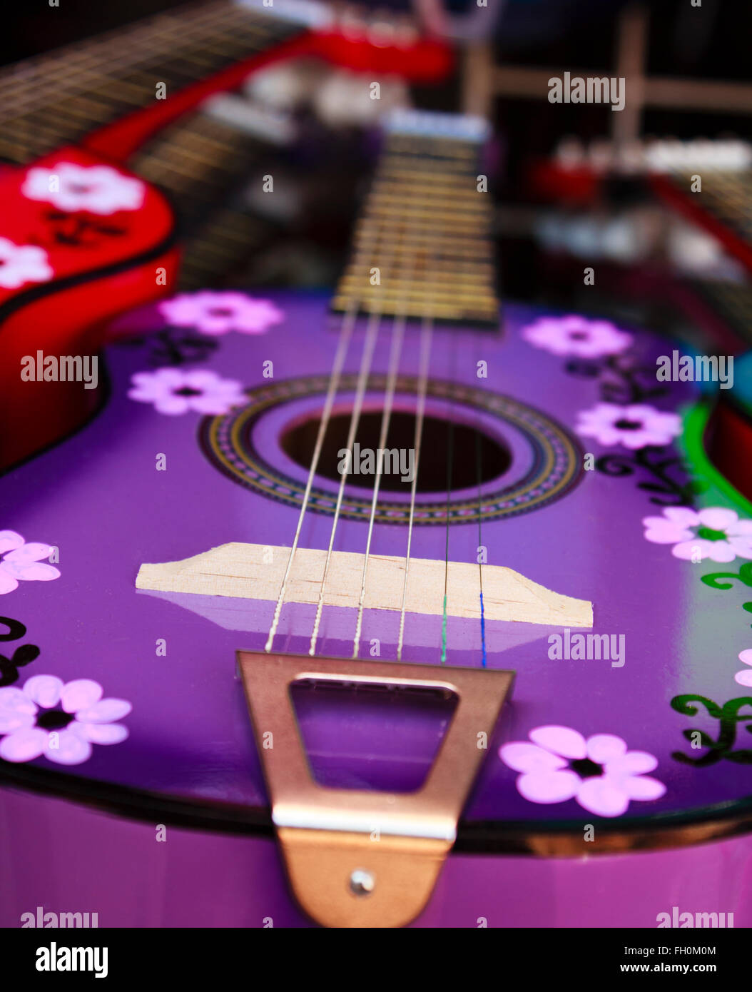 Purple Acoustic Guitars