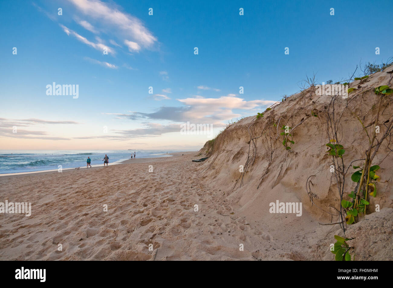 Sunshine Coast, Queensland, Australia, Beach, beach erosion, sand ...