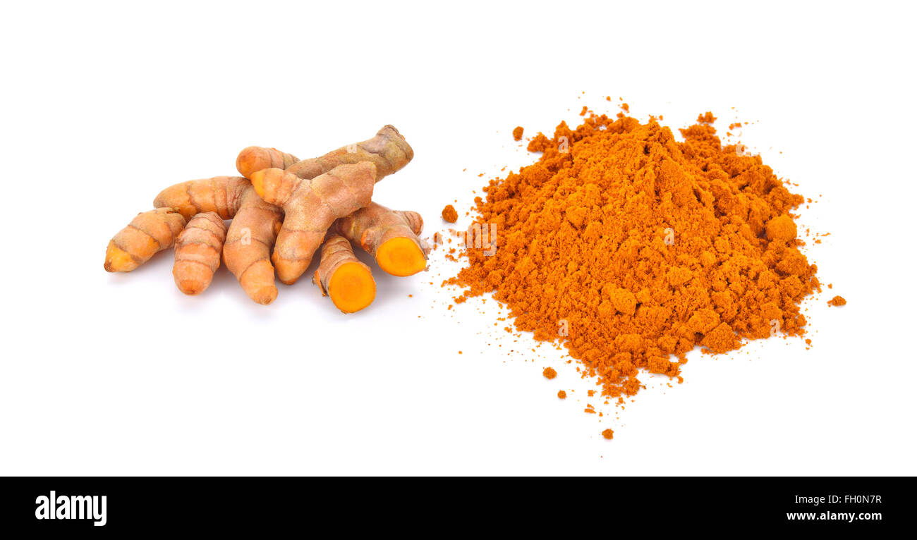 Turmeric root and powder hi-res stock photography and images - Alamy
