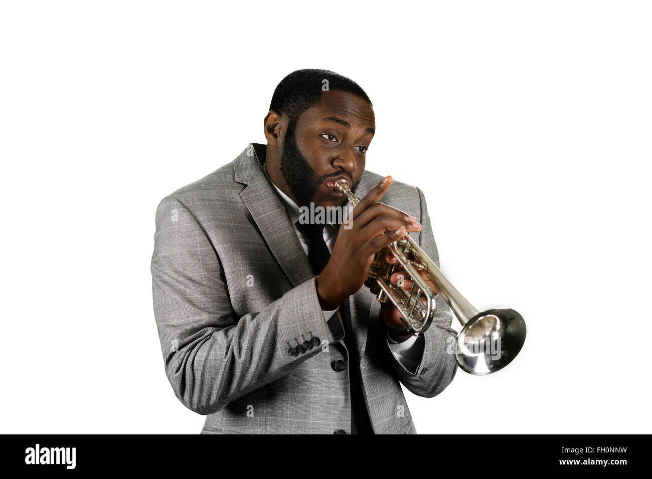 Professional musician on stage Stock Photo - Alamy