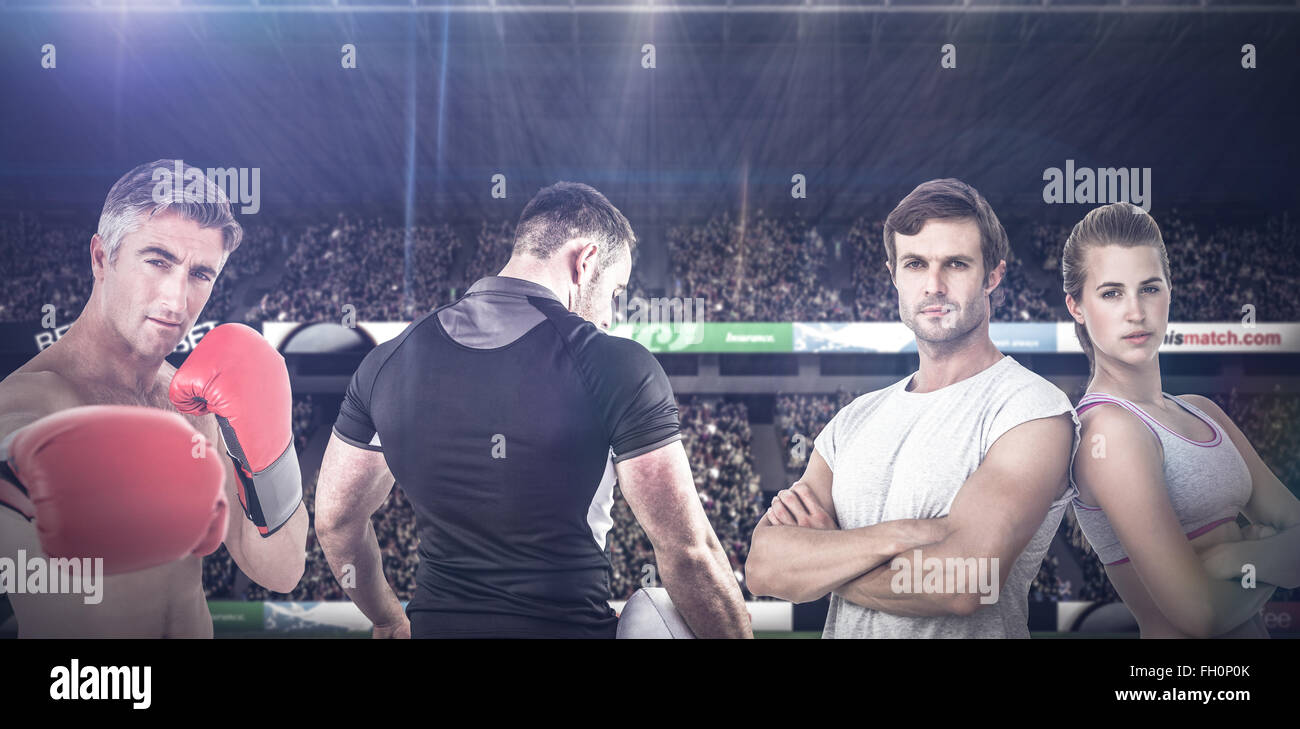 Female boxing fans hi-res stock photography and images - Alamy