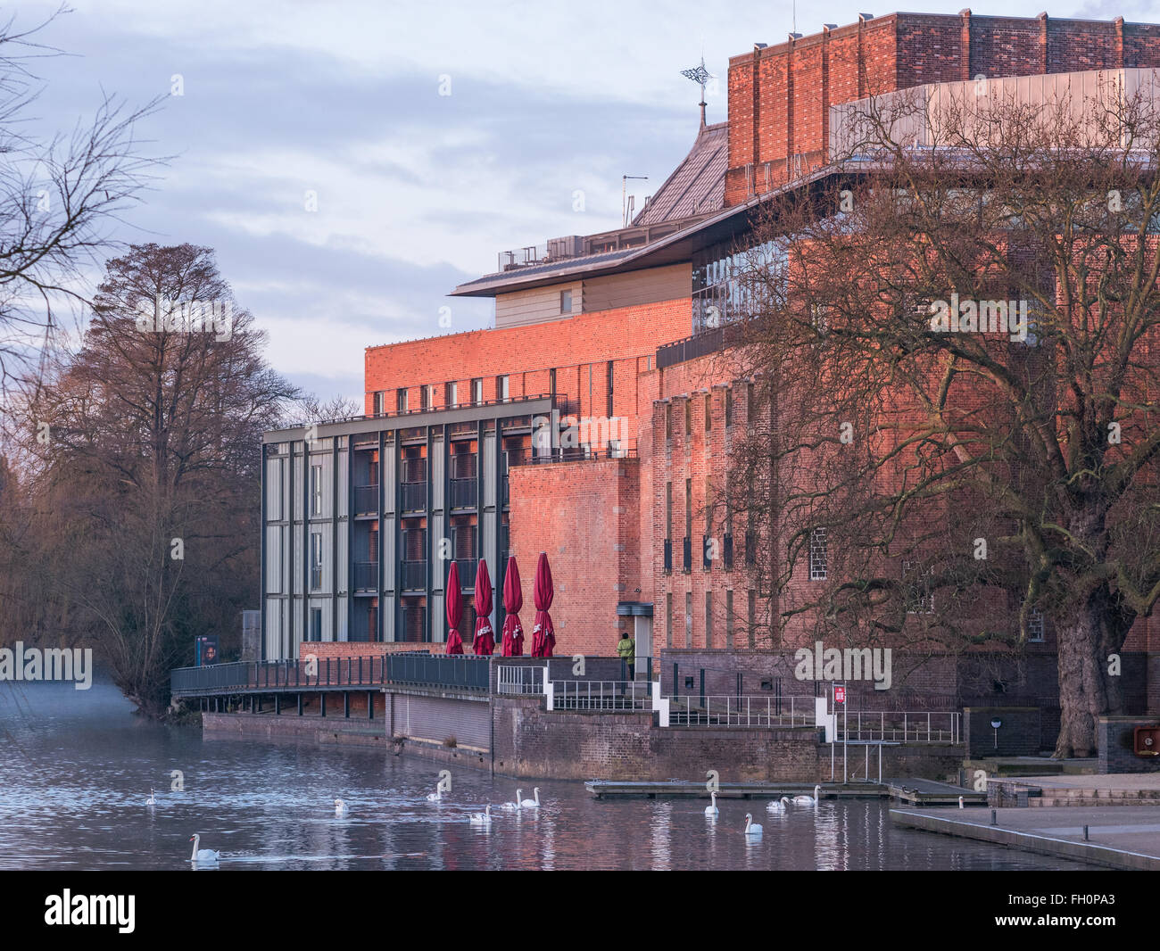 Royal Shakespeare Company (RSC) theatre, Stratford upon Avon, England ...