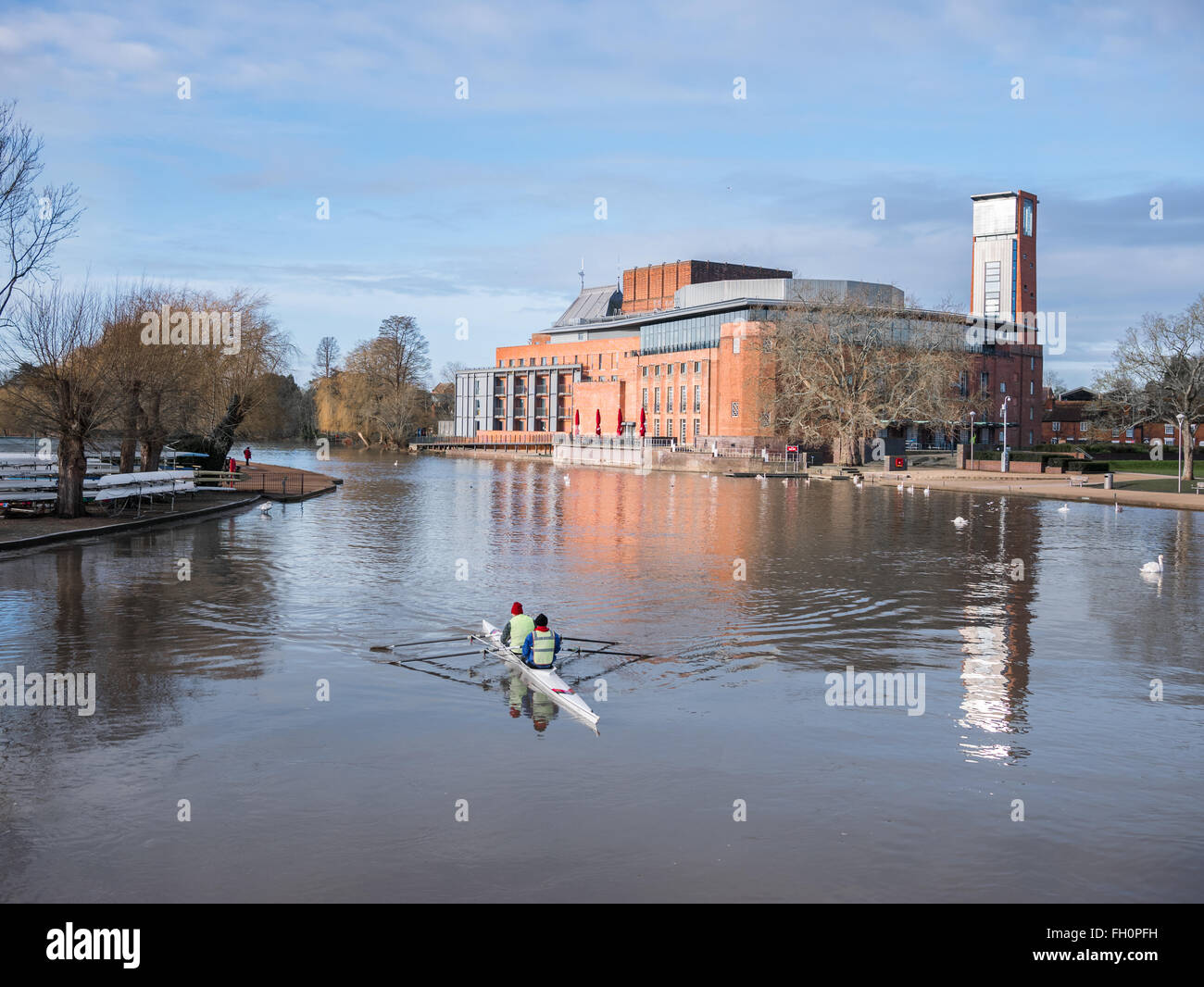 Royal Shakespeare Company (RSC) theatre, Stratford upon Avon, England ...