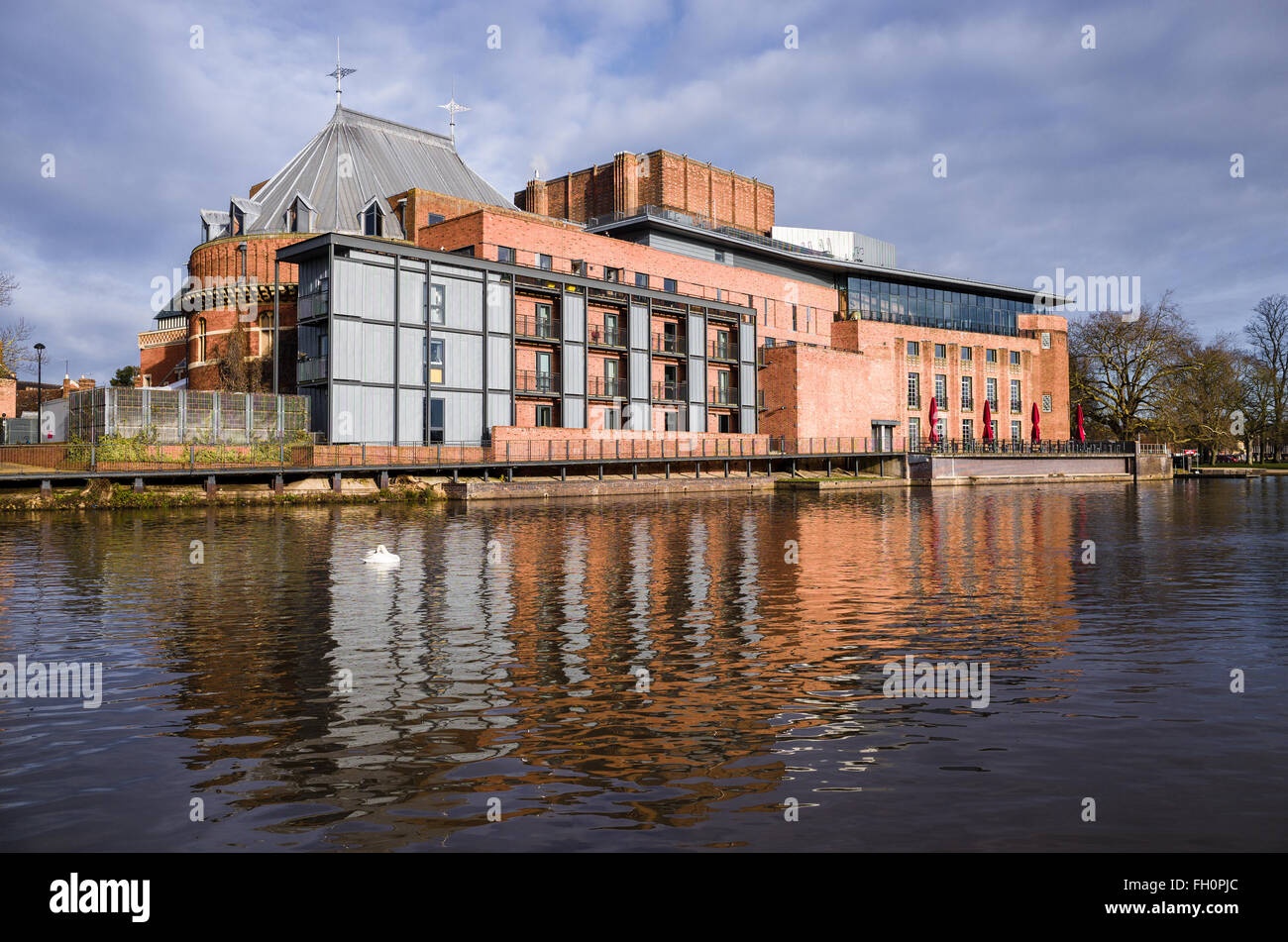 Royal Shakespeare Company (RSC) theatre, Stratford upon Avon, England ...