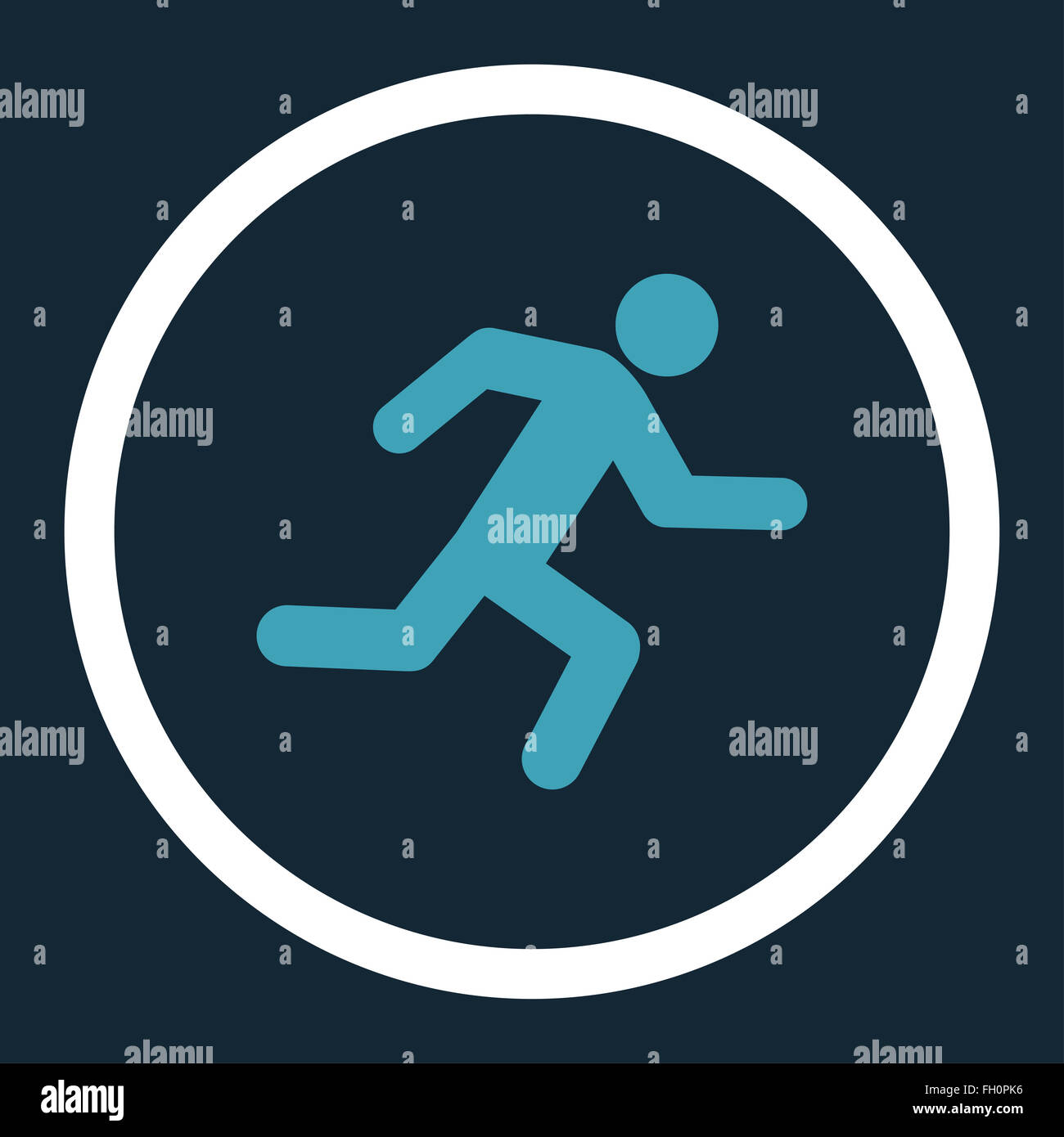 Running man icon Stock Photo - Alamy