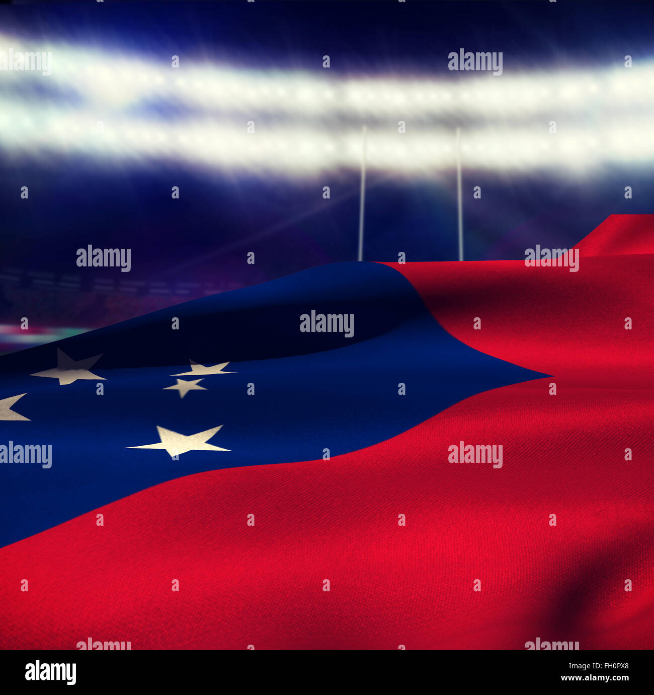 Flag samoa computer generated hi-res stock photography and images - Alamy