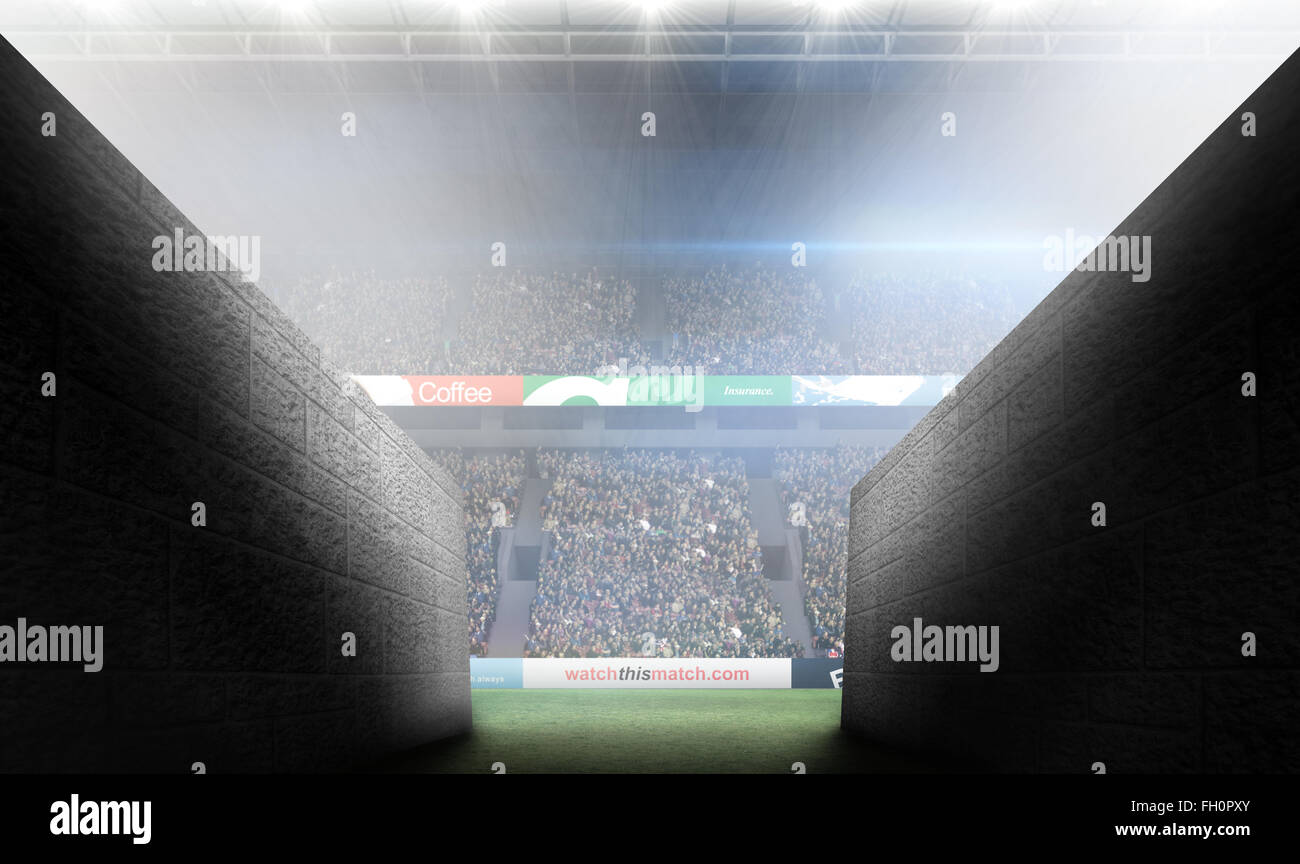 Arena tunnel hi-res stock photography and images - Alamy