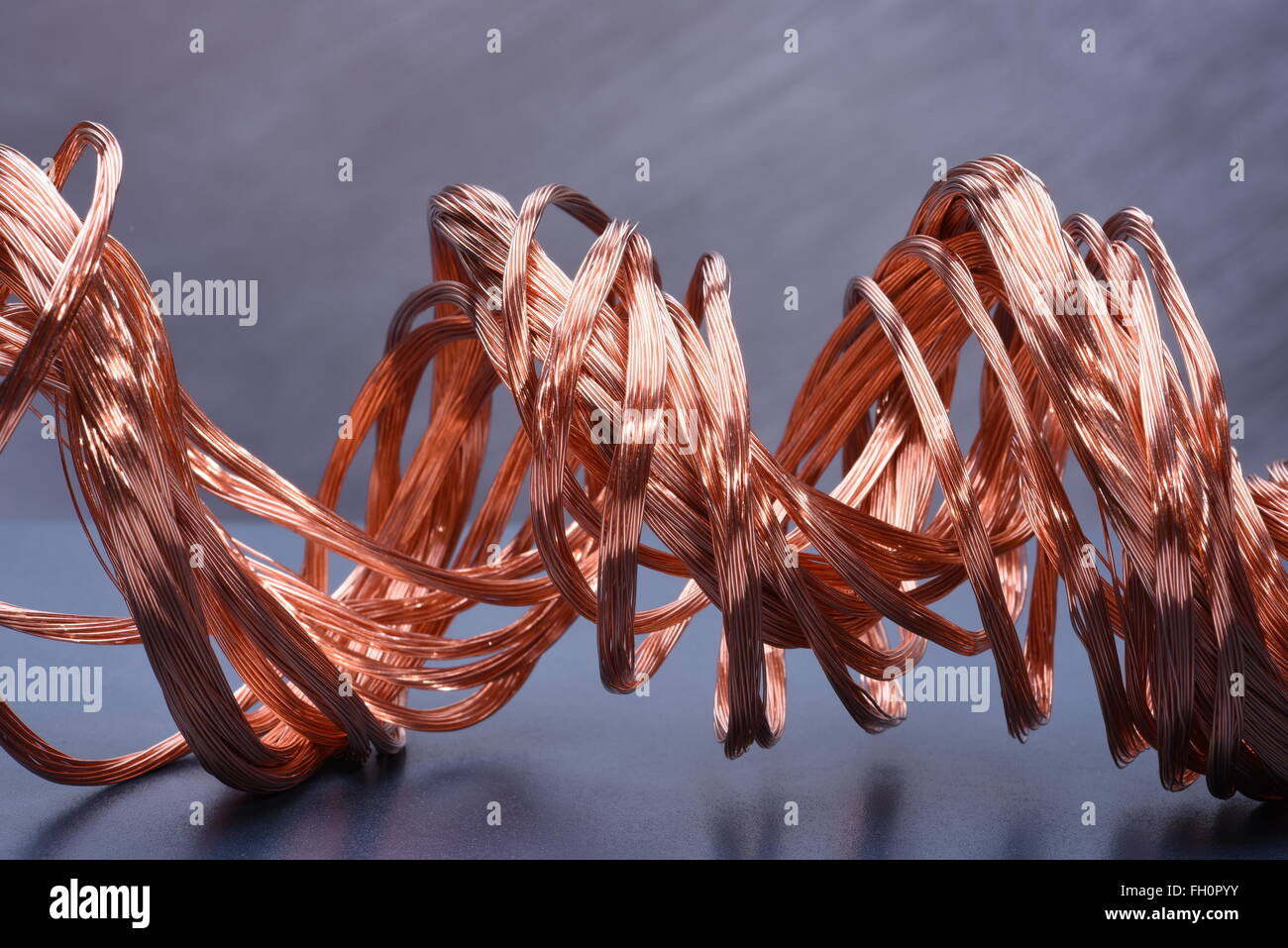 Copper wire secondary raw materials hi-res stock photography and images ...