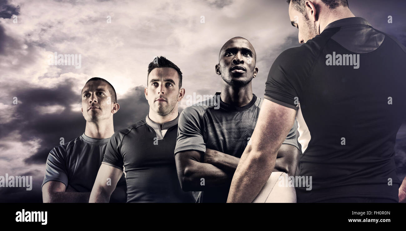 Muscular rugby player arms hi-res stock photography and images - Alamy