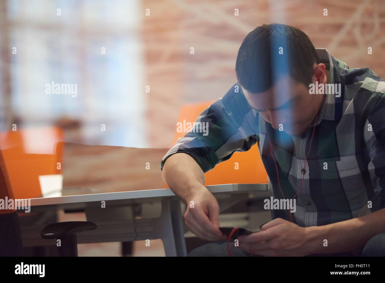 startup business, software developer working on computer Stock Photo ...