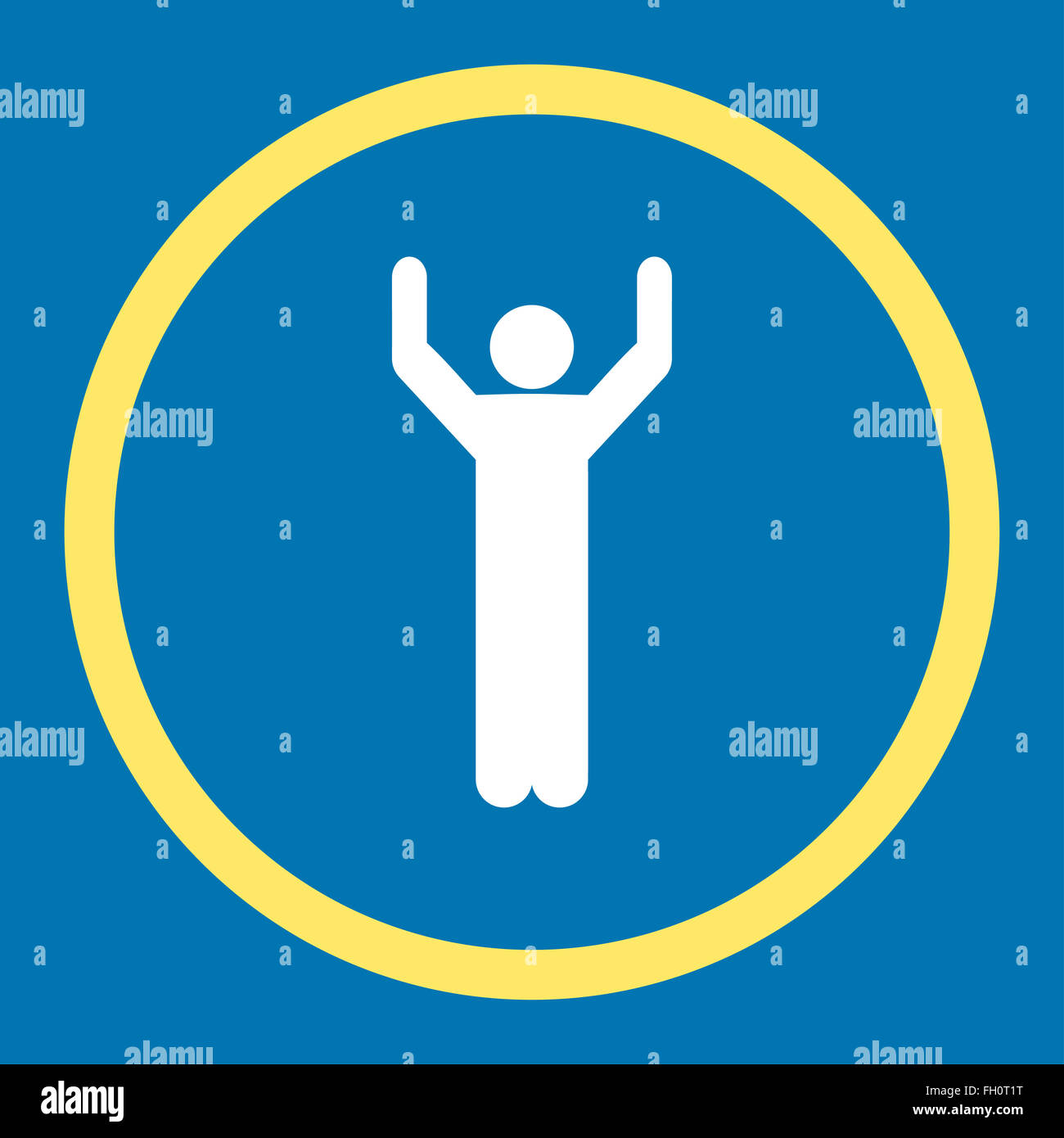 Hands up icon Stock Photo - Alamy