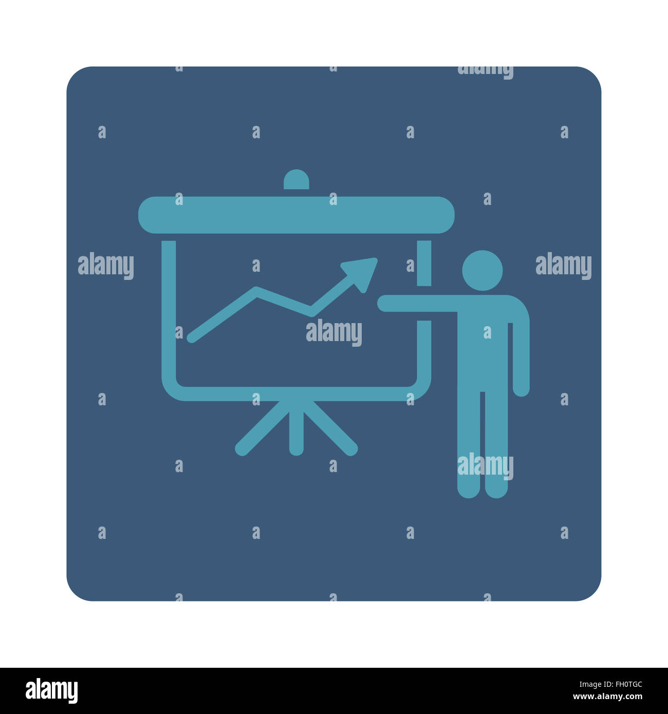 Project Presentation Icon Stock Photo - Alamy