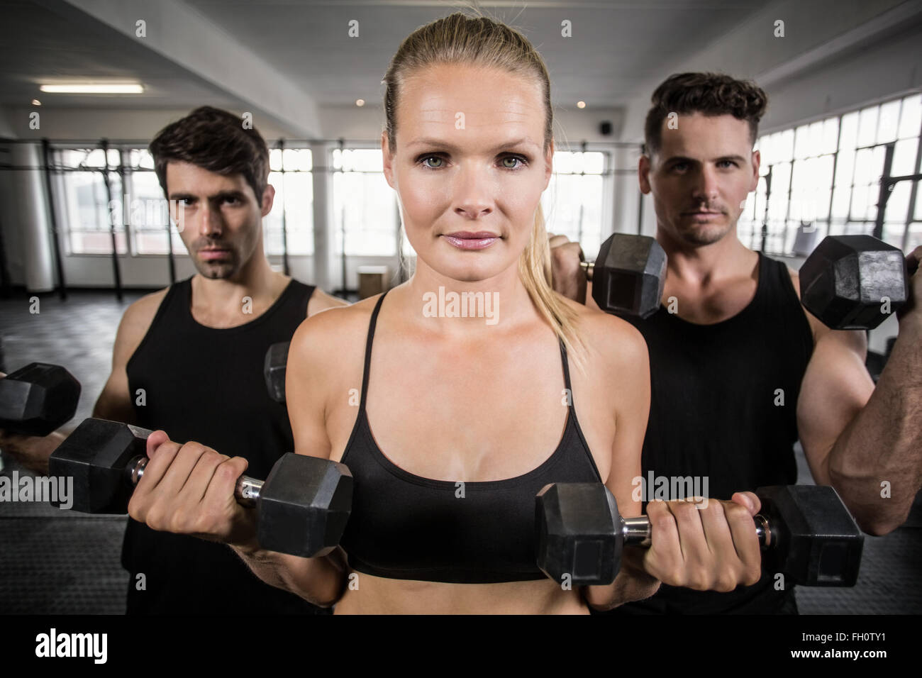 Fit people facing to the camera Stock Photo - Alamy