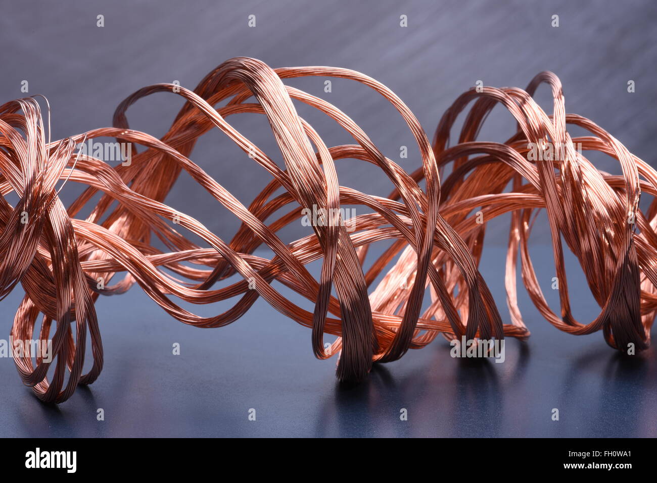Copper wire secondary raw materials hi-res stock photography and images ...
