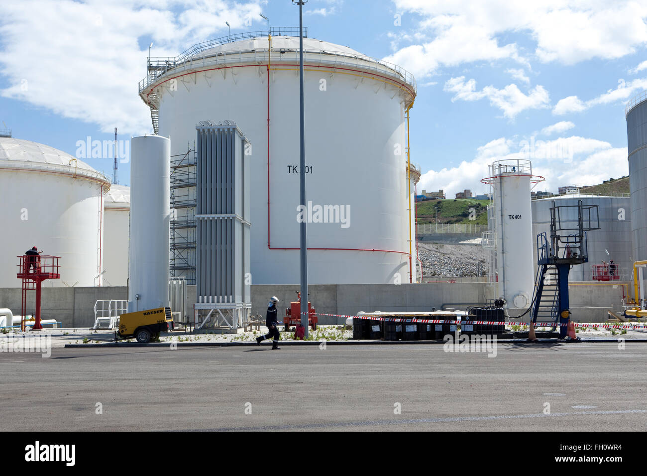 Applying fuel oil hi-res stock photography and images - Alamy