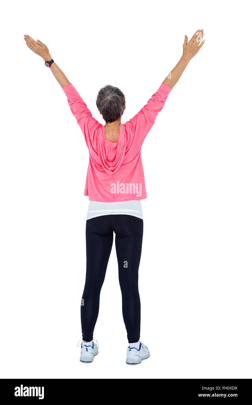 Female 50s rear view Cut Out Stock Images & Pictures - Alamy