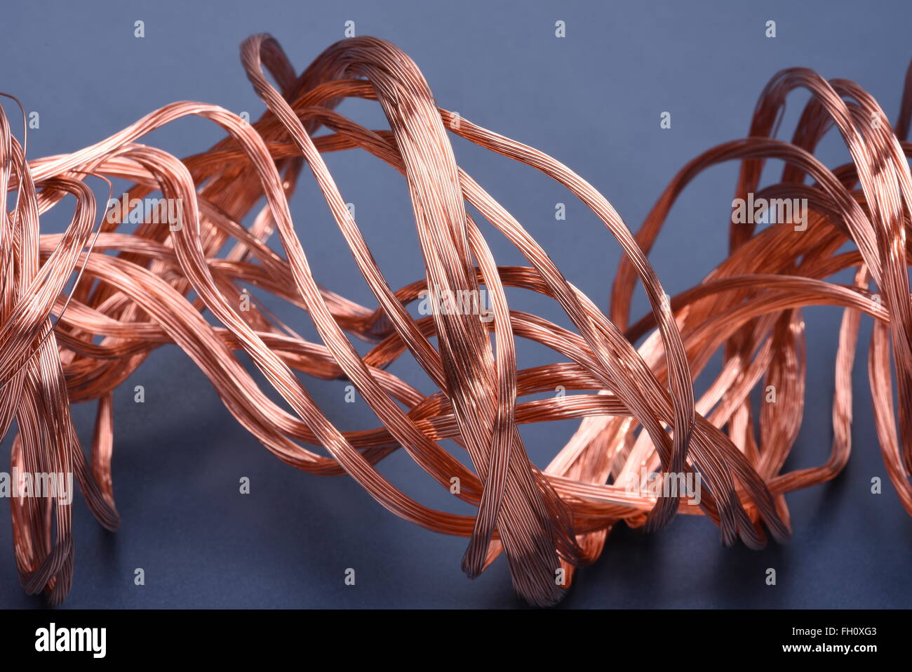 Copper wire secondary raw materials hi-res stock photography and images ...