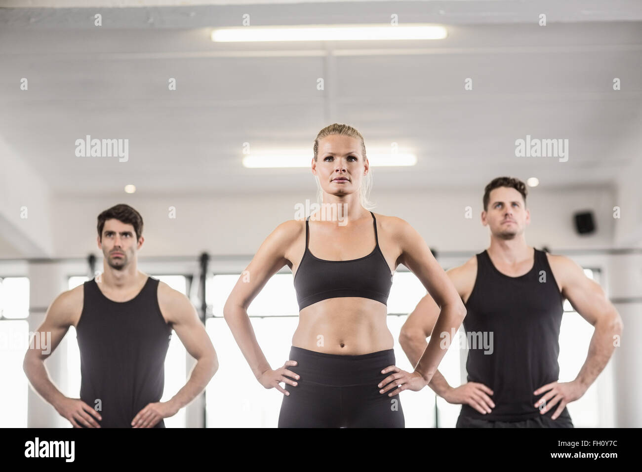 Fit people facing to the camera Stock Photo - Alamy