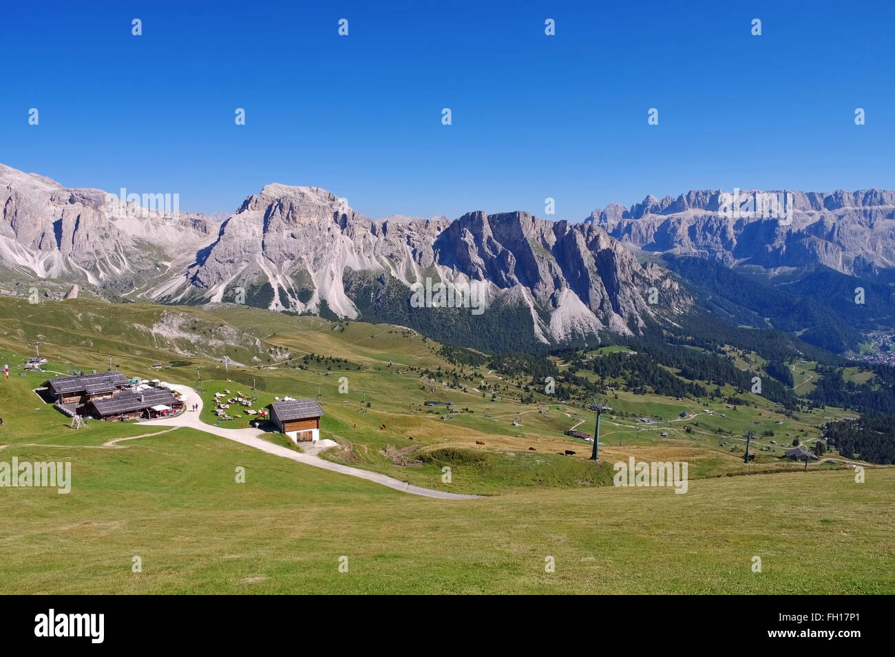 Sella Gruppe in Dolomiten, italienische Alpen - Sella group in ...