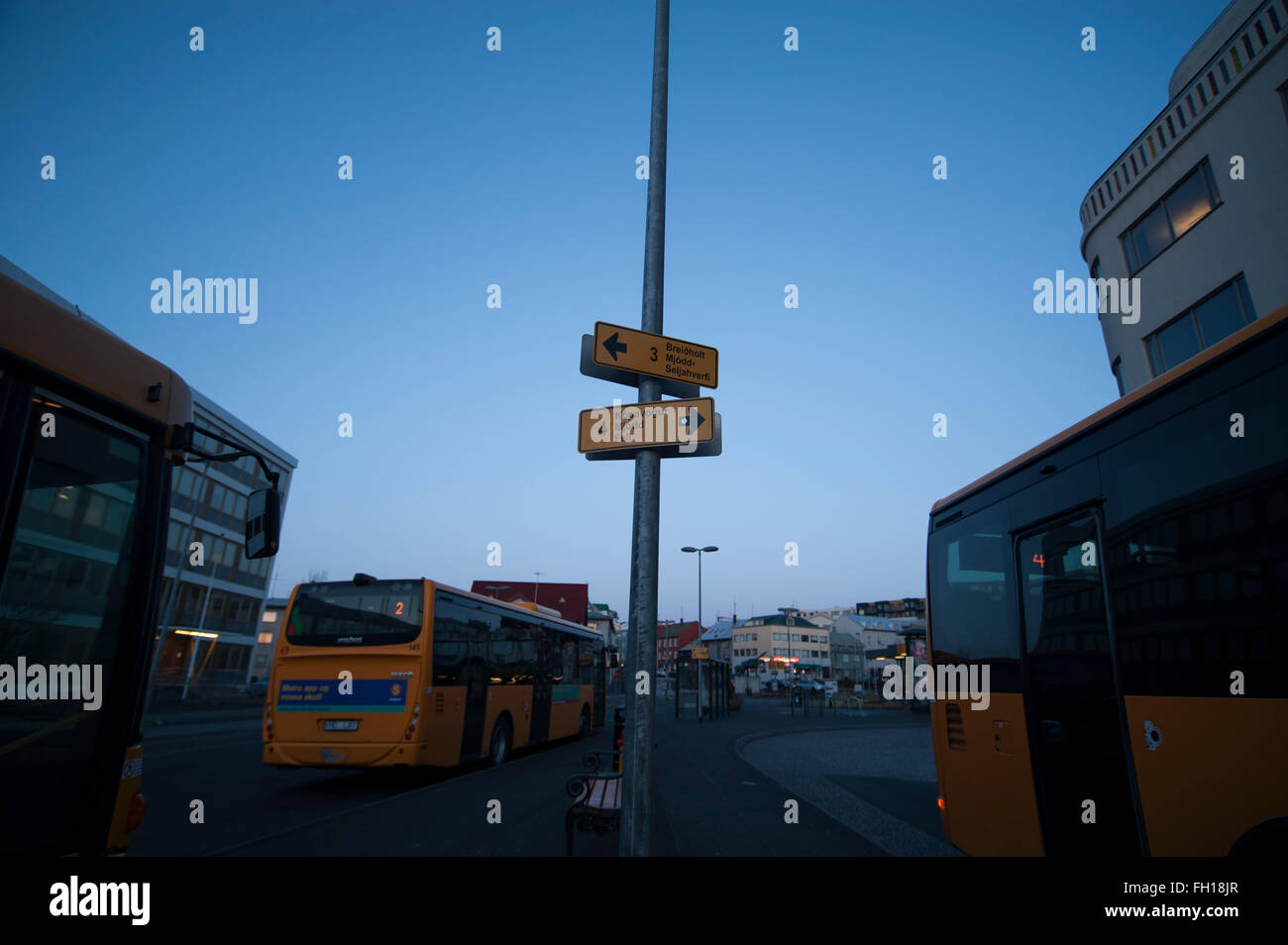 Reykjavik bus station hi-res stock photography and images - Alamy