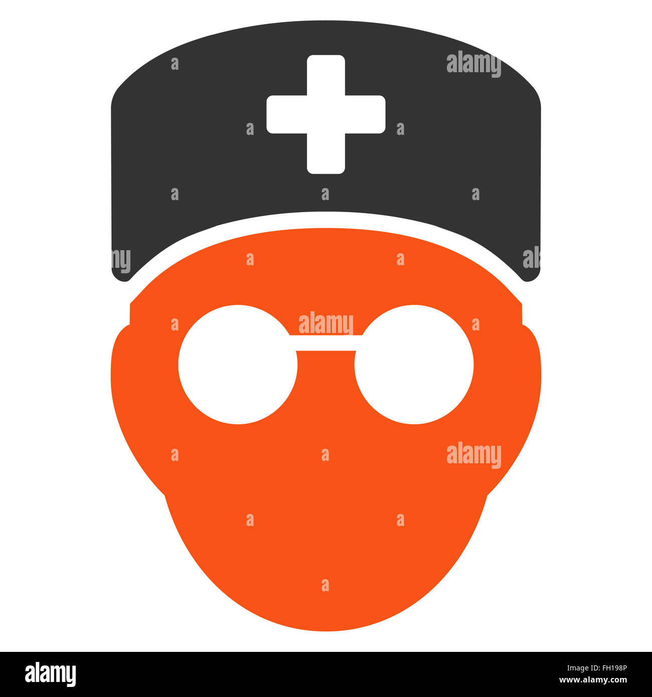 Medic Head Icon Stock Photo - Alamy
