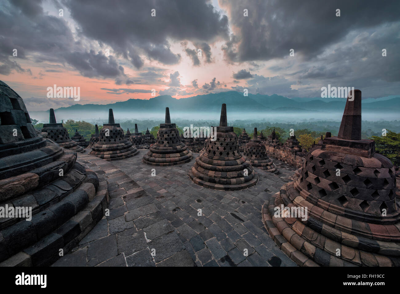 Borobudur tourism hi-res stock photography and images - Alamy