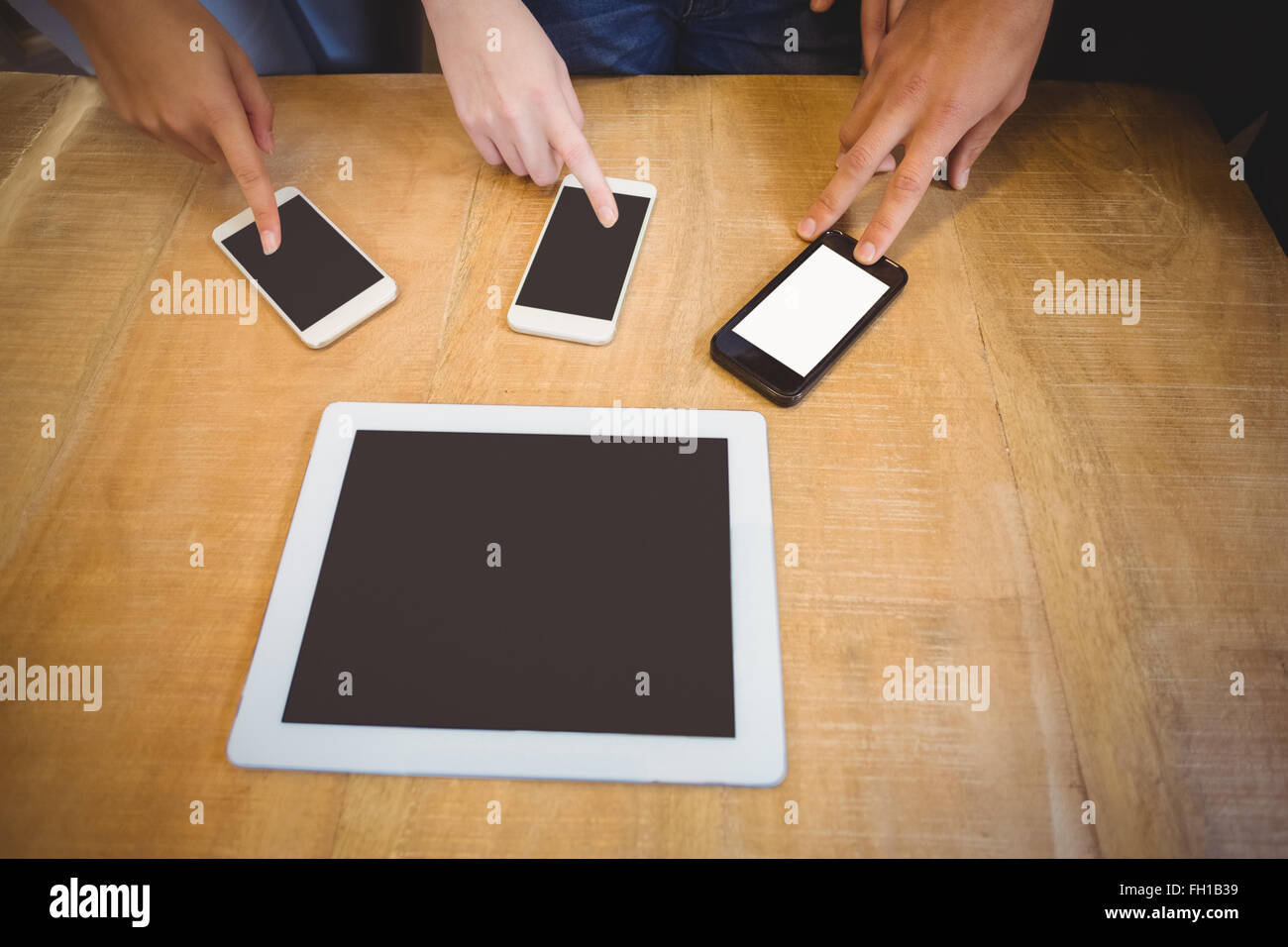 Business people using technologies Stock Photo - Alamy