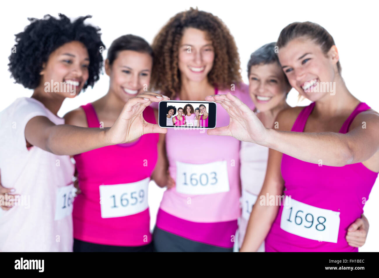 Runners taking selfie hi-res stock photography and images - Alamy