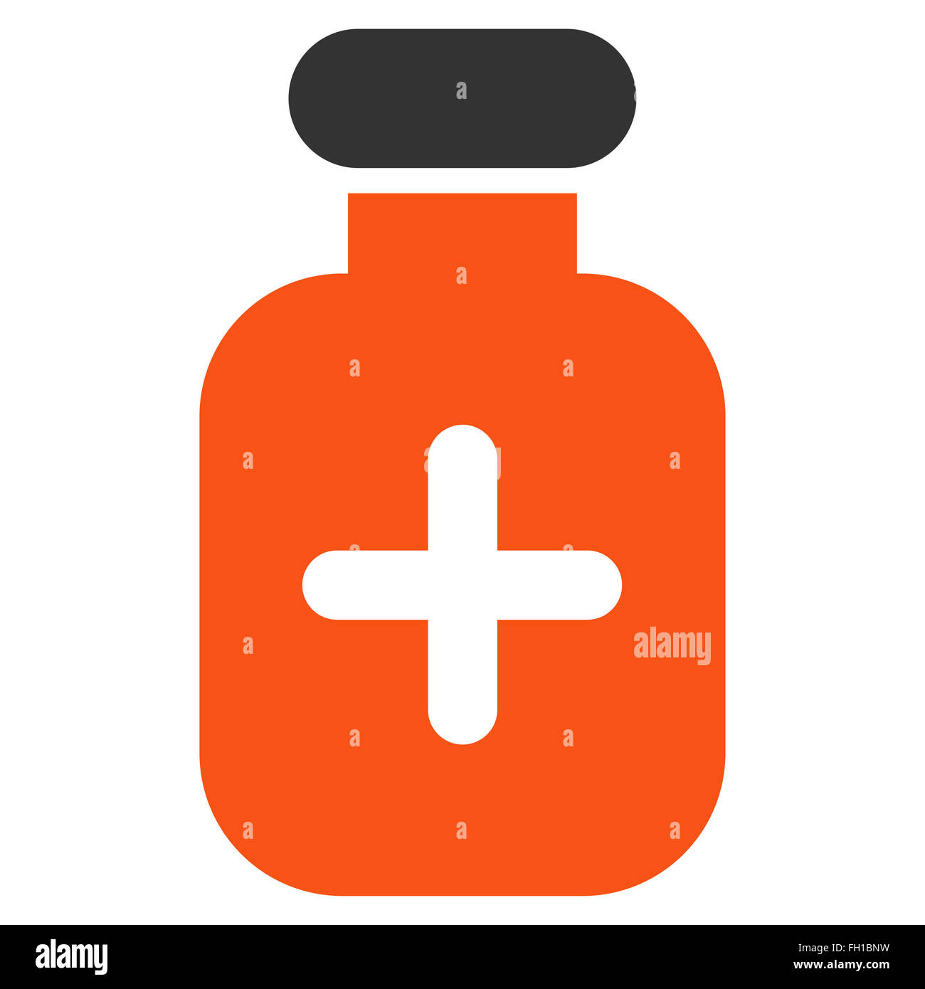 Medication Vial Icon Stock Photo - Alamy