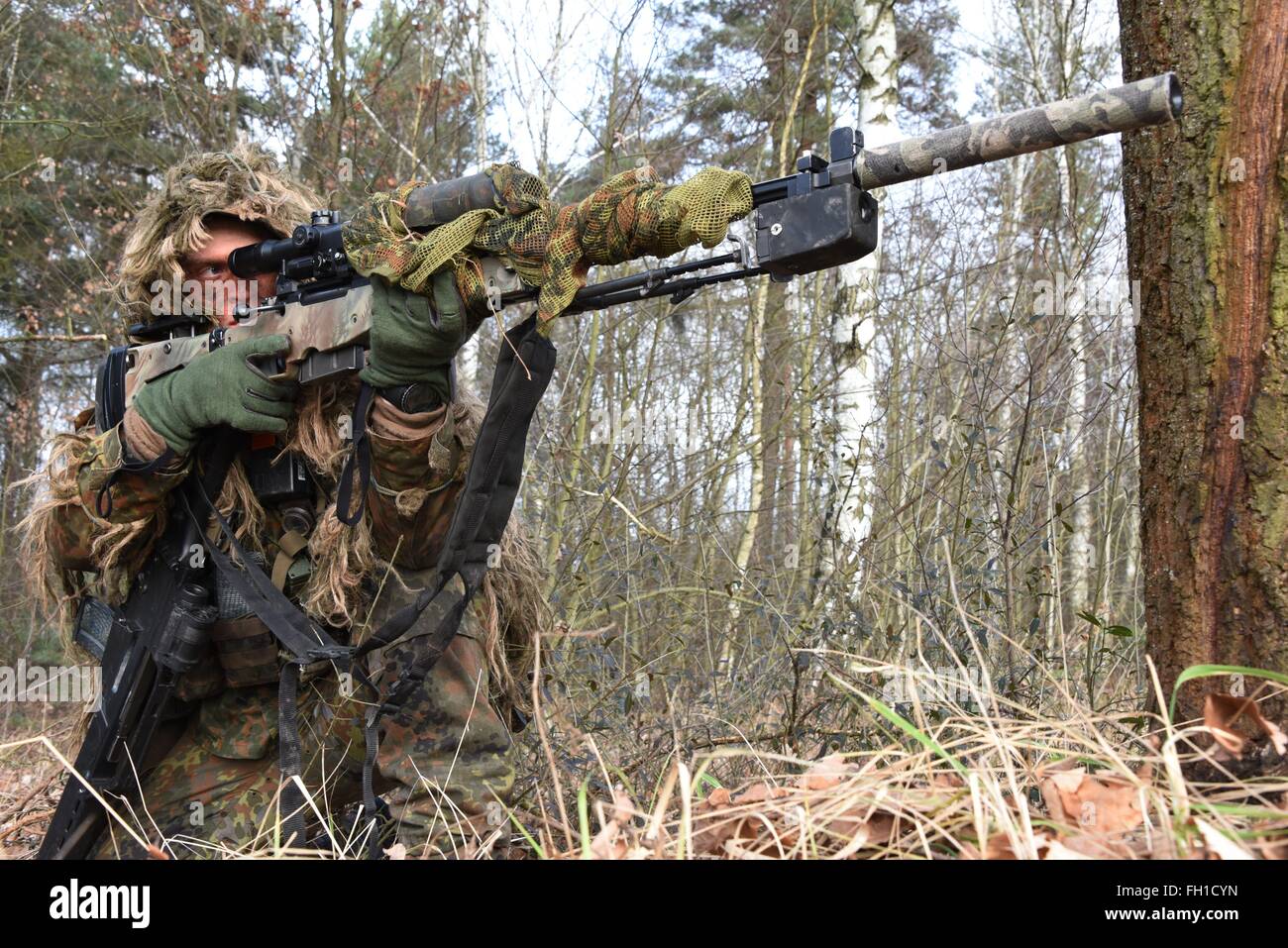 Sniper of Sniper Platoon, 2nd Company, 232nd Mountain Infantry ...