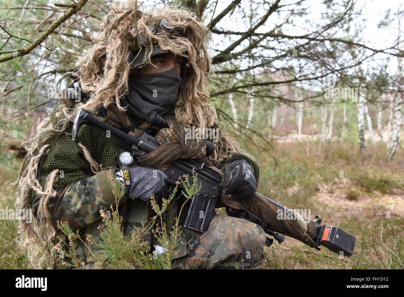 Sniper of Sniper Platoon, 2nd Company, 232nd Mountain Infantry ...