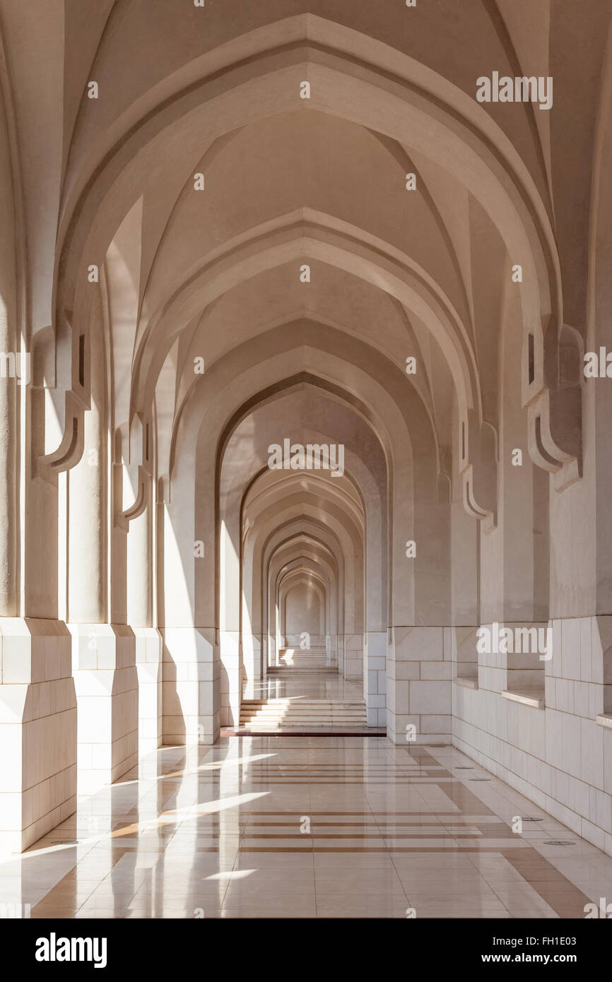 Archway in the old town of Muscat. Sultanate of Oman, Middle East Stock ...
