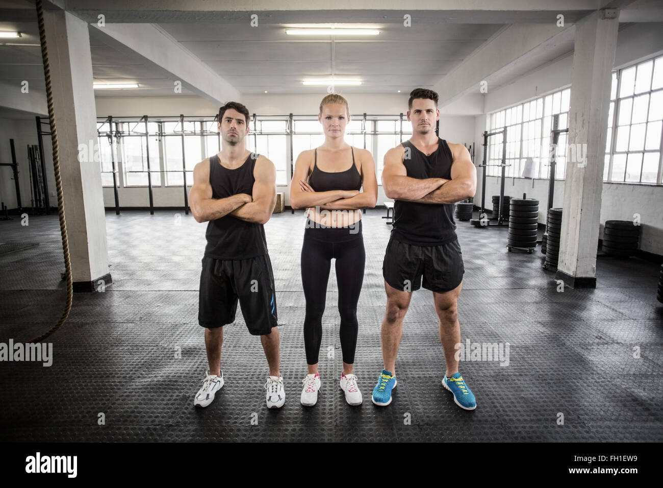 Fit people facing to the camera Stock Photo - Alamy