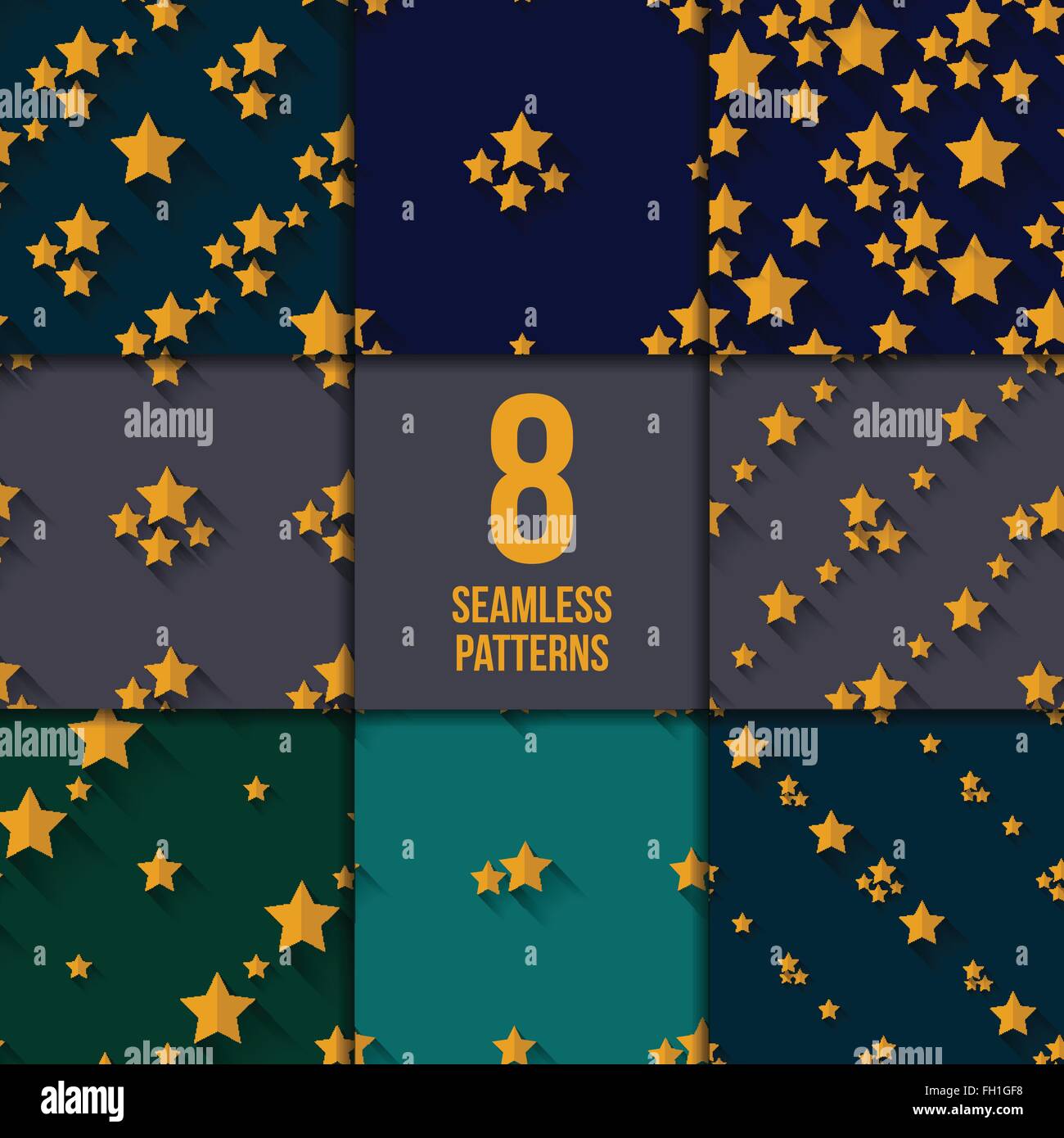 Seamless starry patterns Stock Vector Image & Art - Alamy