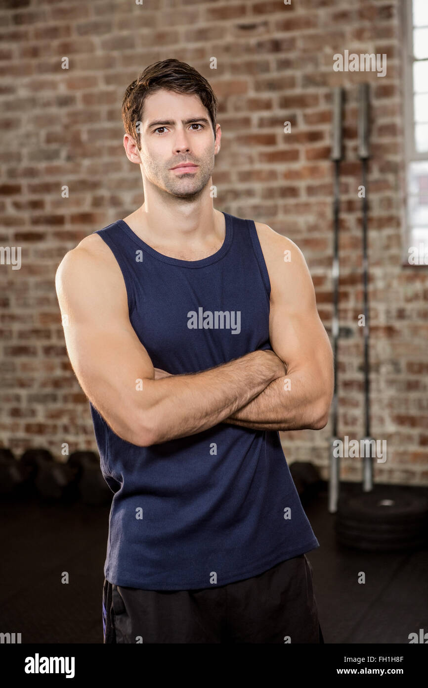 Bodybuilder crossed arms hi-res stock photography and images - Alamy