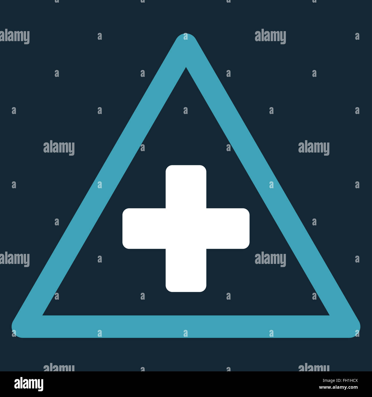 Health Warning Icon Stock Photo - Alamy