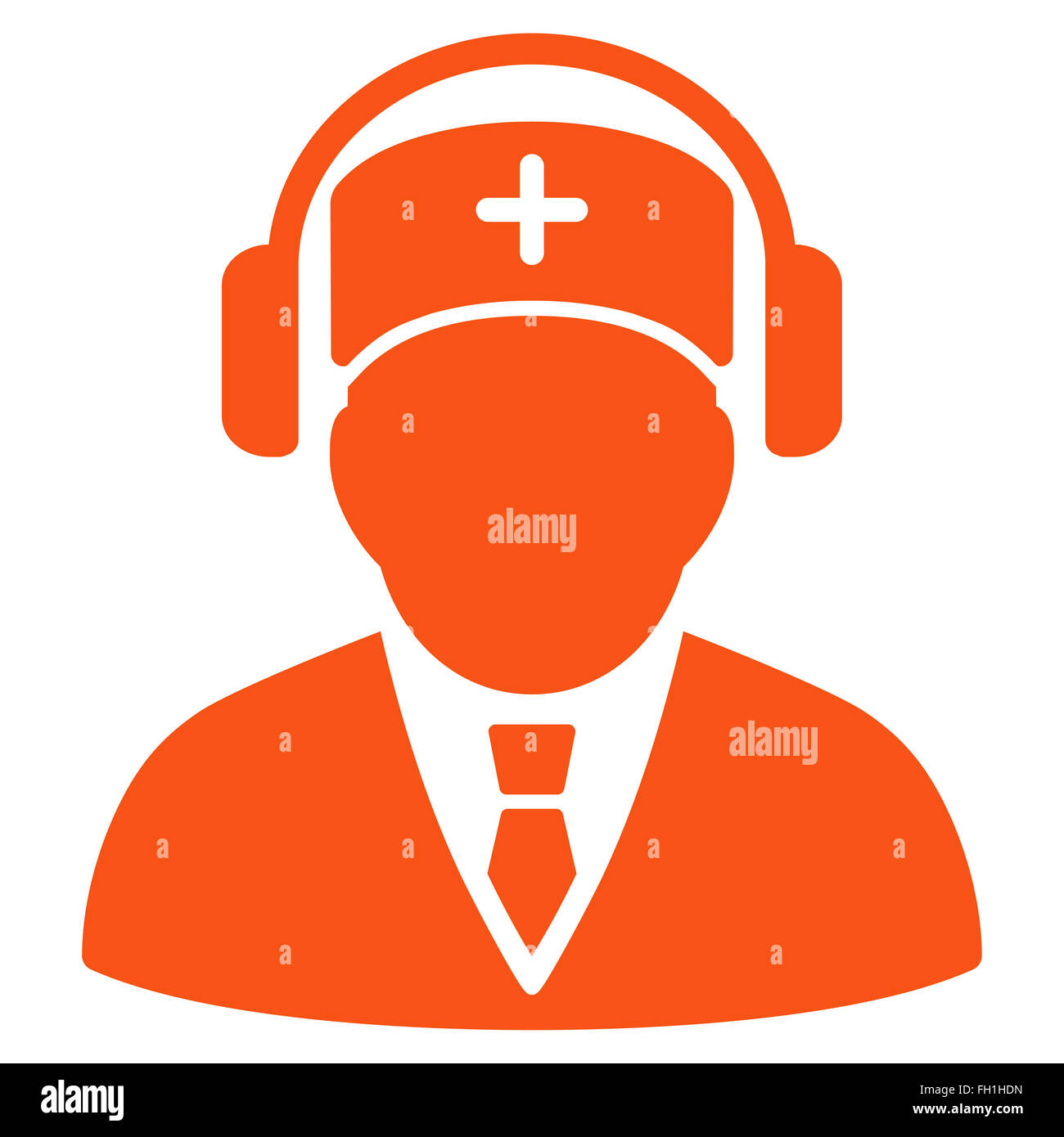 Medical Call Center Icon Stock Photo - Alamy