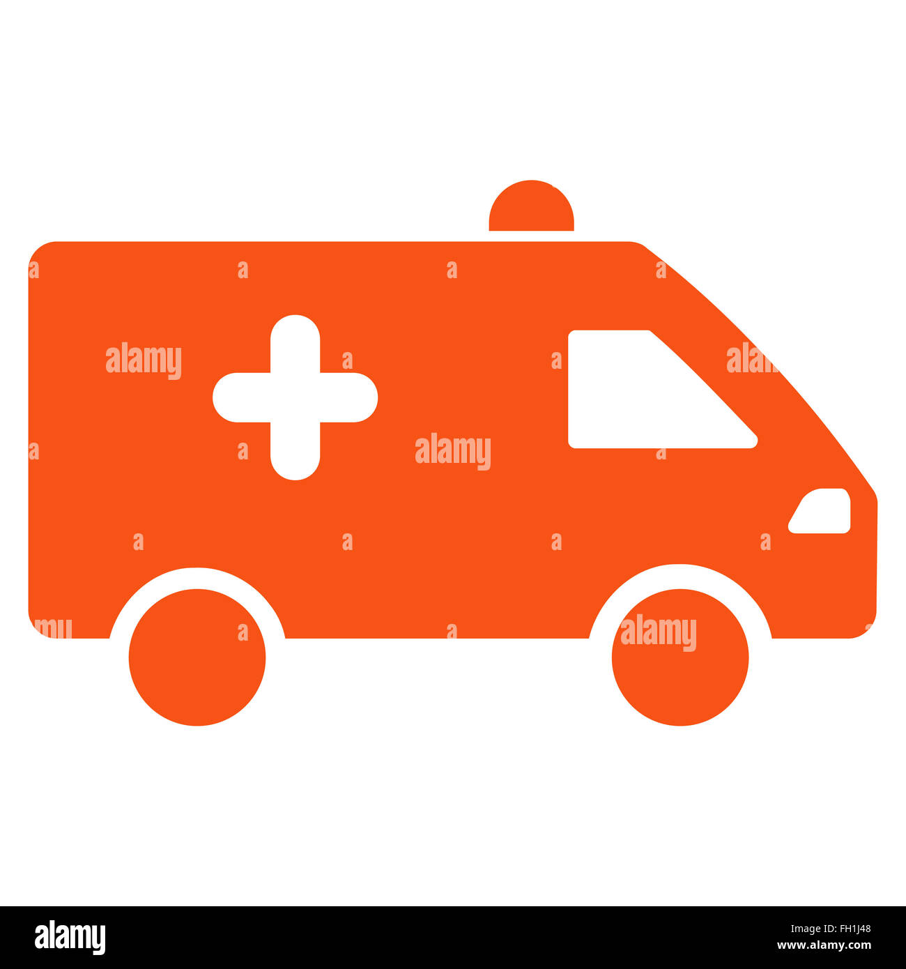 Hospital Car Icon Stock Photo - Alamy