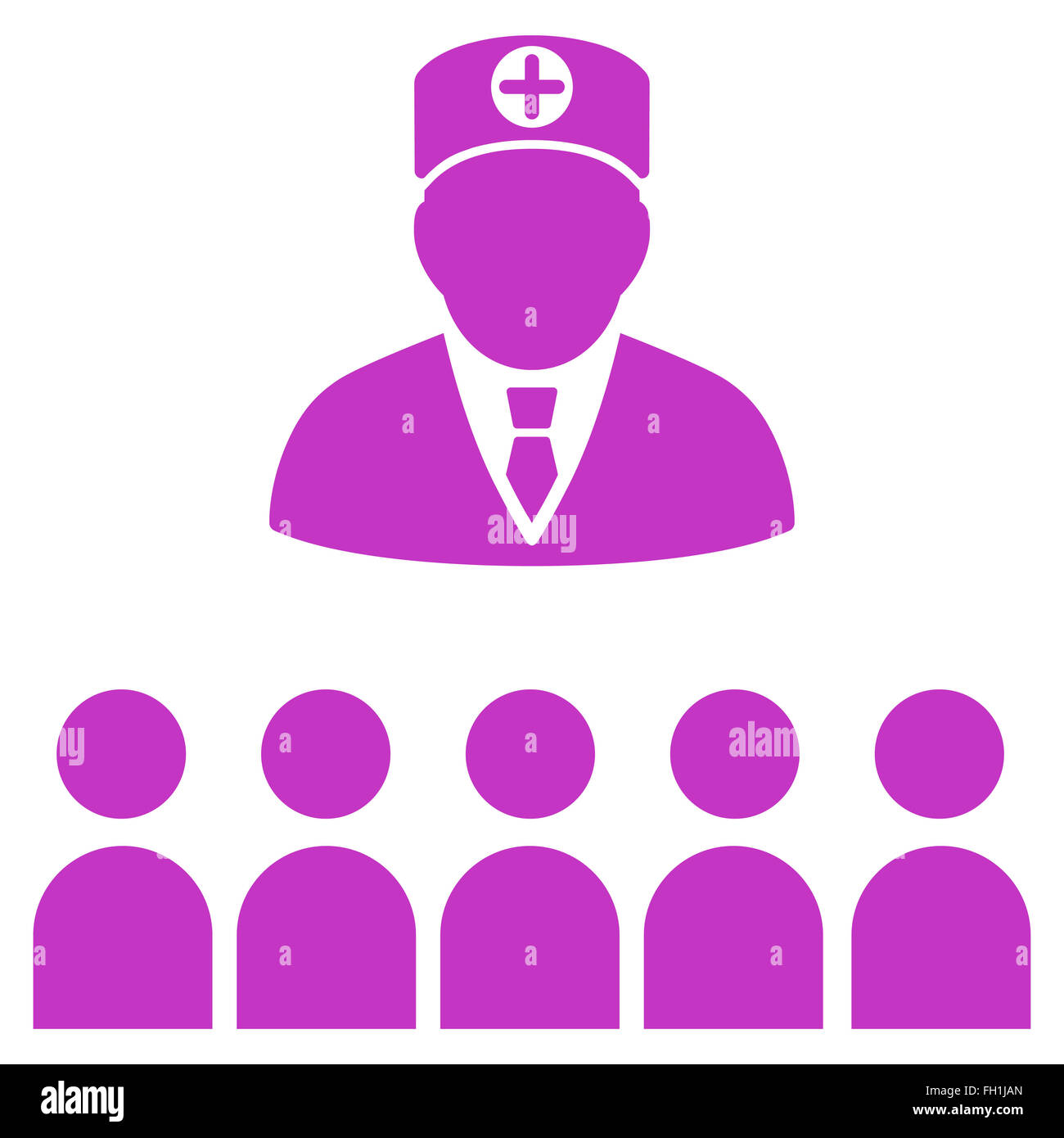 Doctor Class Icon Stock Photo - Alamy