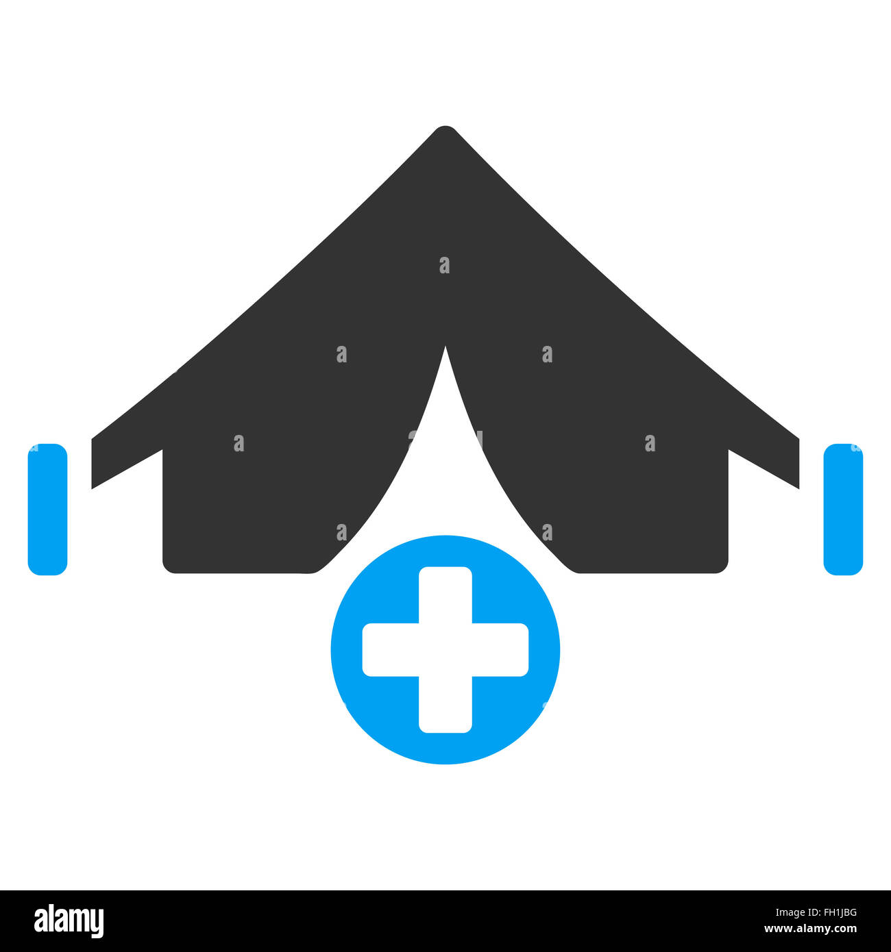 Field Hospital Icon Stock Photo - Alamy
