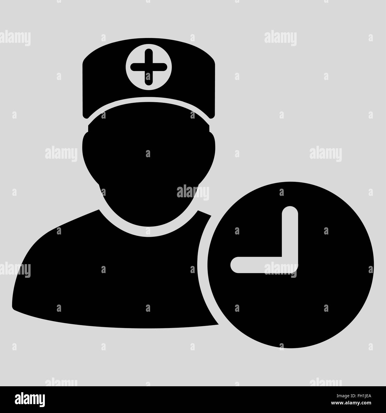 Doctor Schedule Icon Stock Photo - Alamy