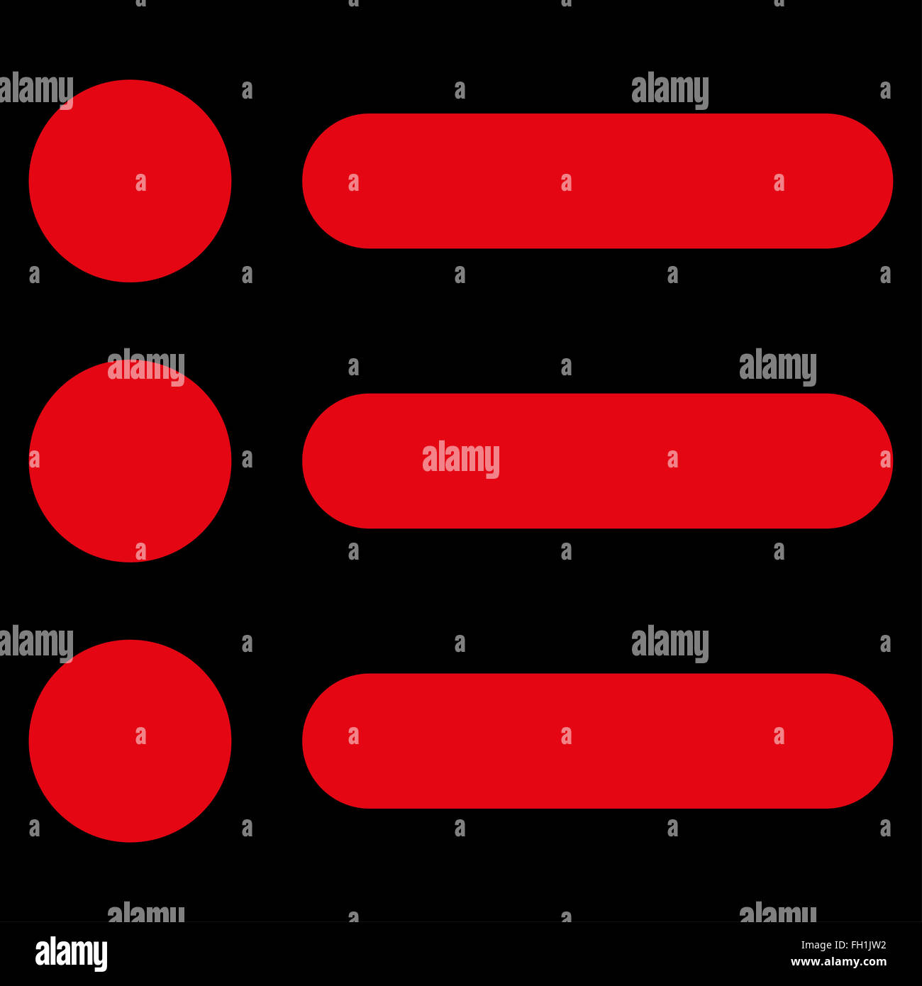 Items flat red color icon Stock Photo - Alamy