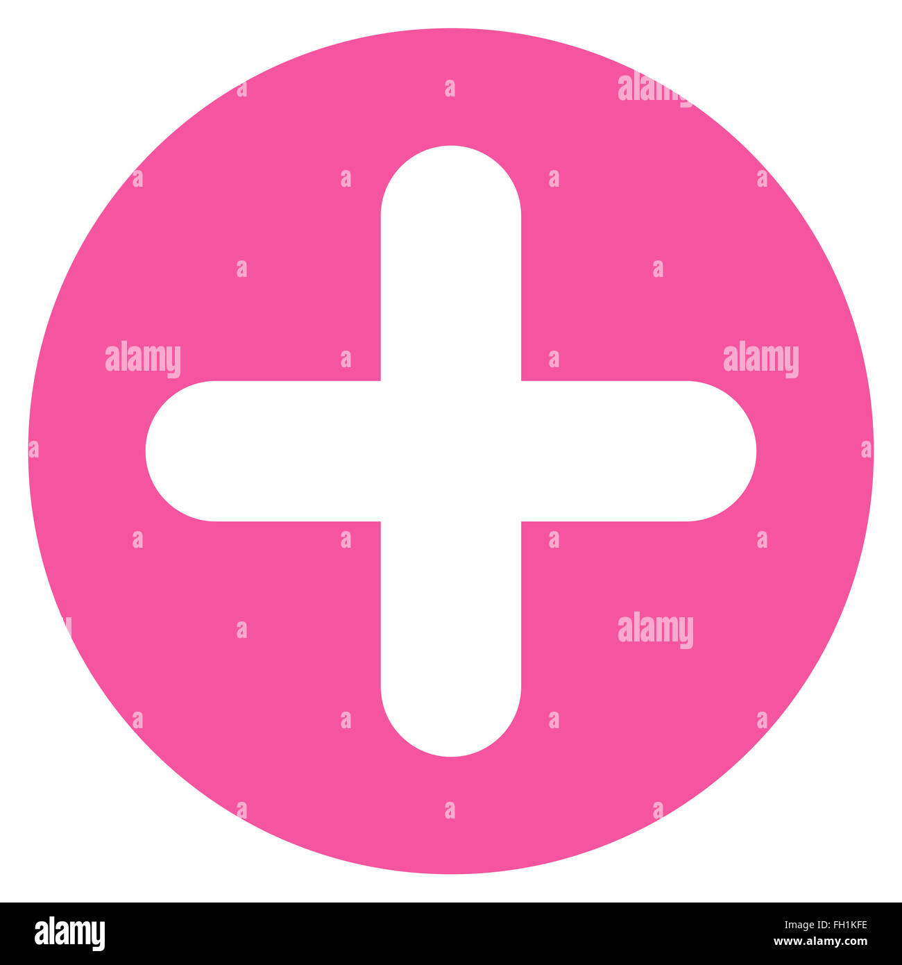 Create flat pink color icon Stock Photo - Alamy